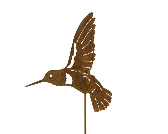 Small Hummingbird Gift | Outdoor Metal Art | Hummingbird Decor ...