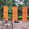 Cactus Panel, Rusty Privacy Screen, Garden Panel, 12 X 60'', Garden ...