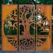 Tree of Life Metal Privacy Screen Set of 3 Large Home & - Etsy