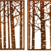 Outdoor Privacy Screens Circle Pattern Decorative Screens Large Metal ...