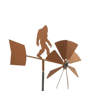Bigfoot Wind Spinner, Bigfoot Gifts, Bigfoot or Sasquatch WS313 - Etsy