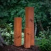 Dragonfly Garden Column, Landscape Art, Planter, Lighting Box, Metal ...
