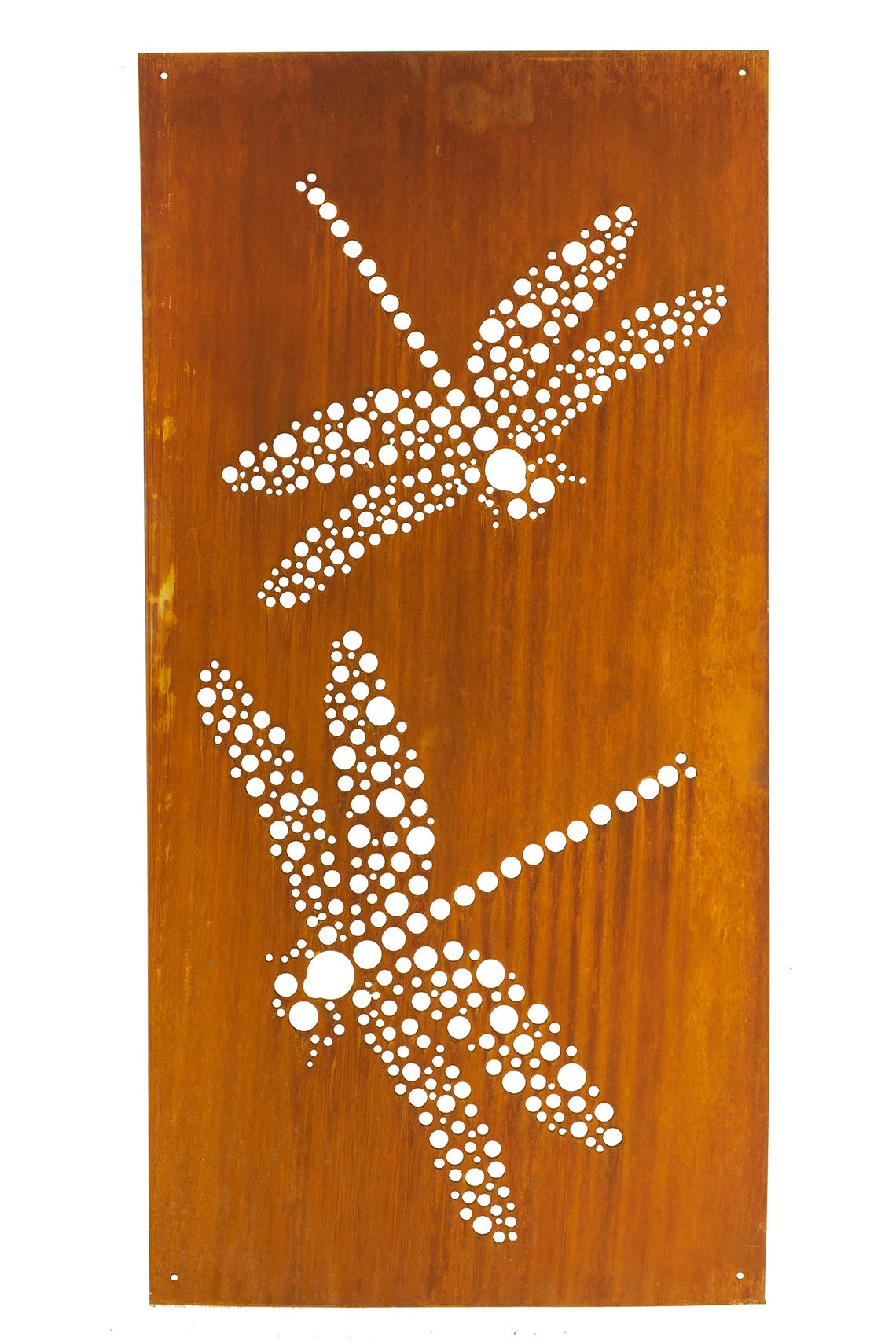 Metal Privacy Screens Dragonfly Art Panel Decorative - Etsy