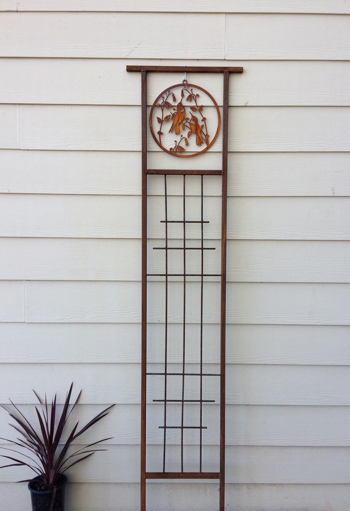 Hummingbird Garden Trellis Plant & Vines for Climbing - Etsy