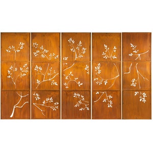 Tree & Branches Privacy Screens, Metal Garden Art, Metal Yard Art ...