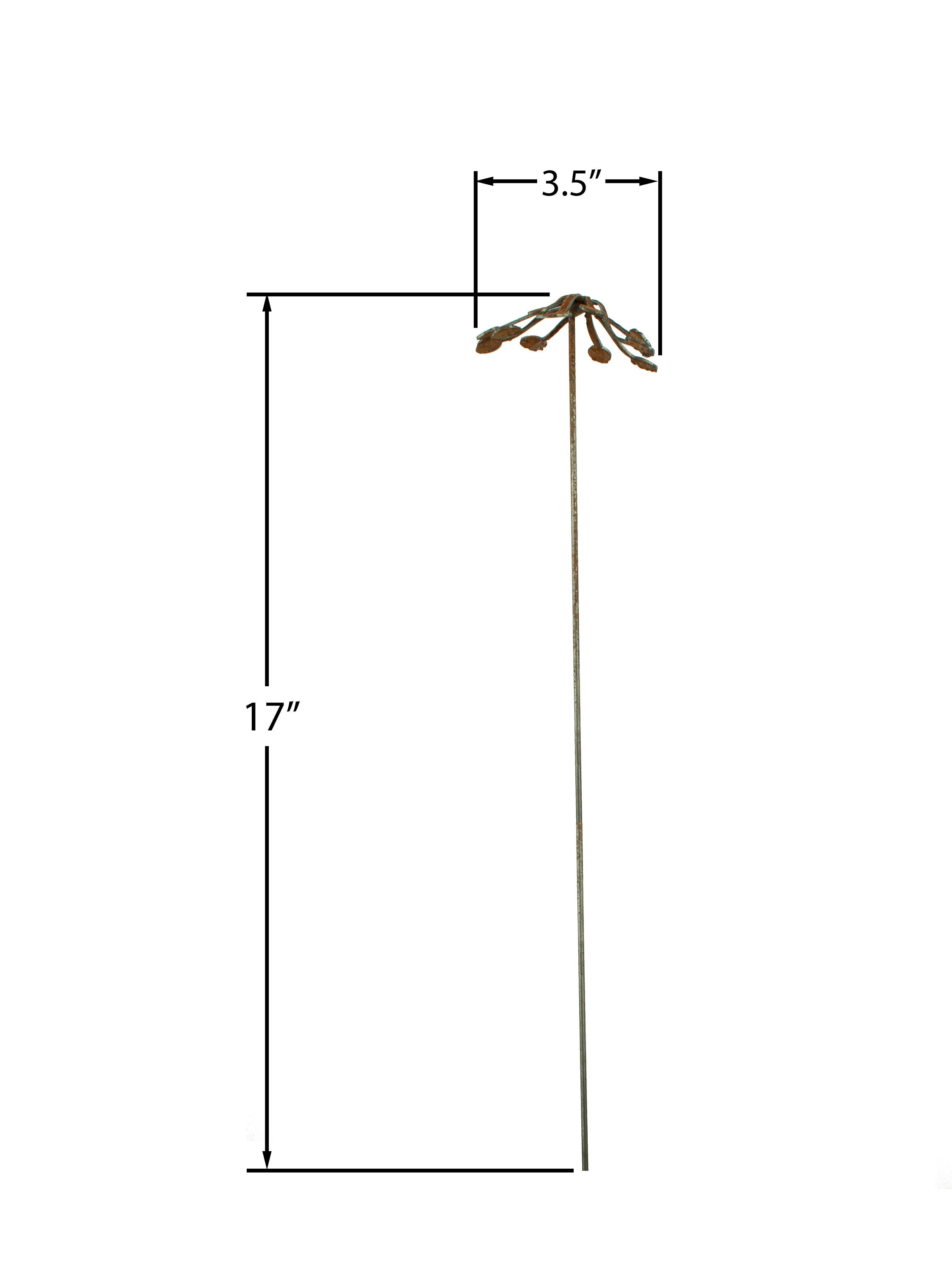 Metal Flowers Garden Set, Decorative Garden Stakes, Metal Sculpture Set ...