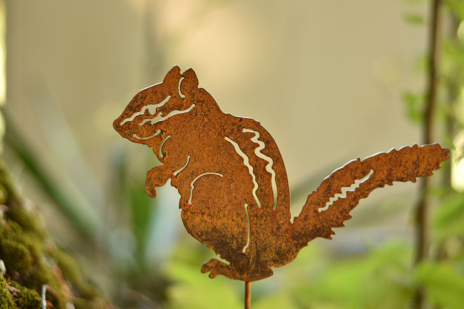 Chipmunk Garden Stake Metal Garden Animal GP107 - Etsy