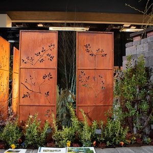 Tree & Branches Privacy Screens, Metal Garden Art, Metal Yard Art ...