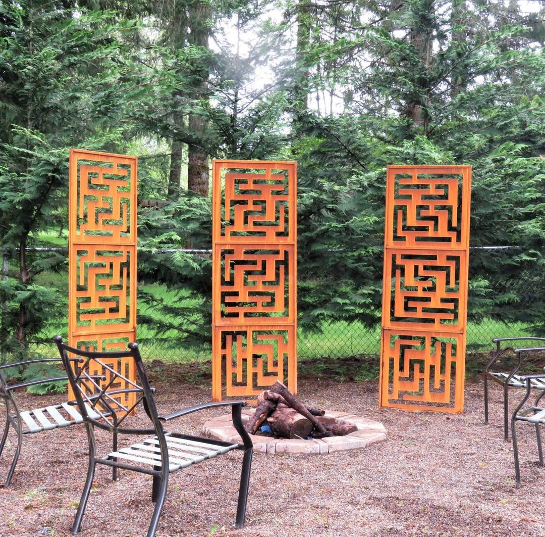 Privacy Screens, Large Metal Panels, Privacy Fence or Outdoor Privacy ...