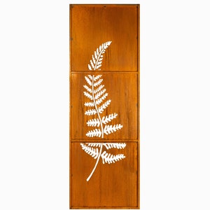 Fern Fronds Privacy Screens, Fiddleheads, Metal Art Garden, Patio ...