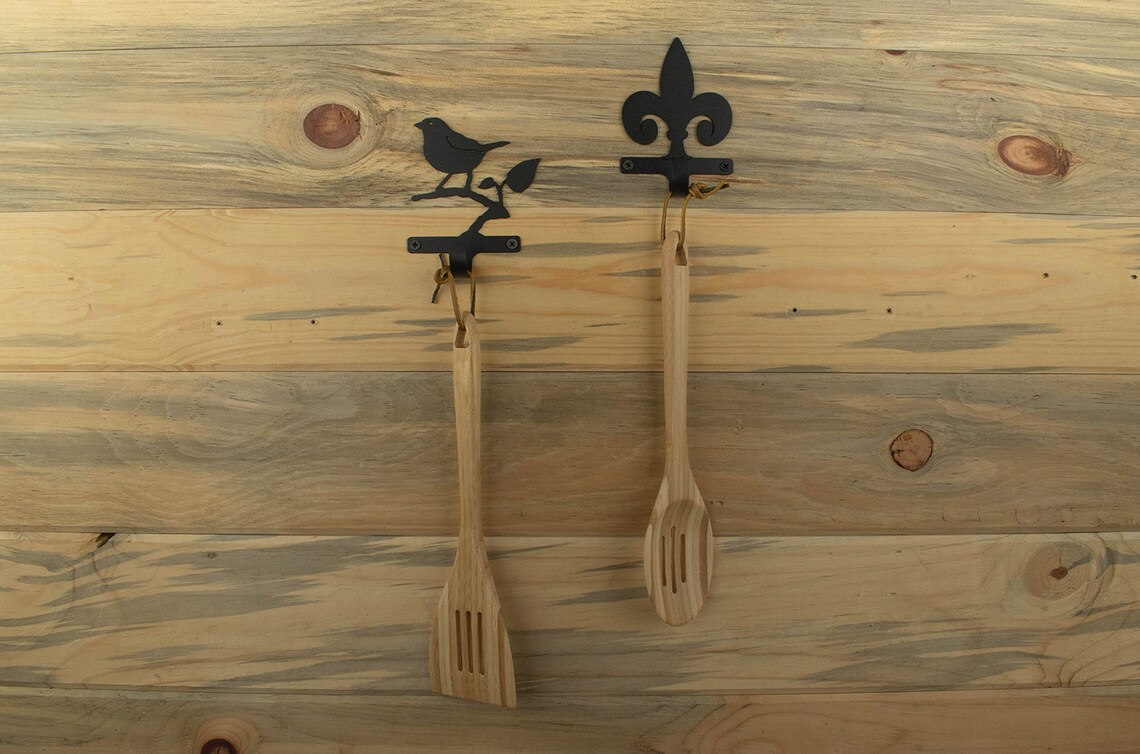 Bird Hook, Metal Art Hooks, Raven Bird Décor, Towel Hooks, Coat Hooks ...