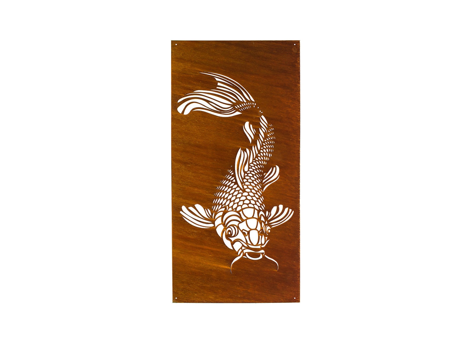 Metal Privacy Screens Koi Fish Art Decorative Screens - Etsy