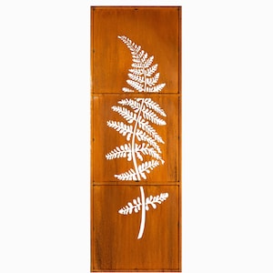 Fern Fronds Privacy Screens, Fiddleheads, Metal Art Garden, Patio ...