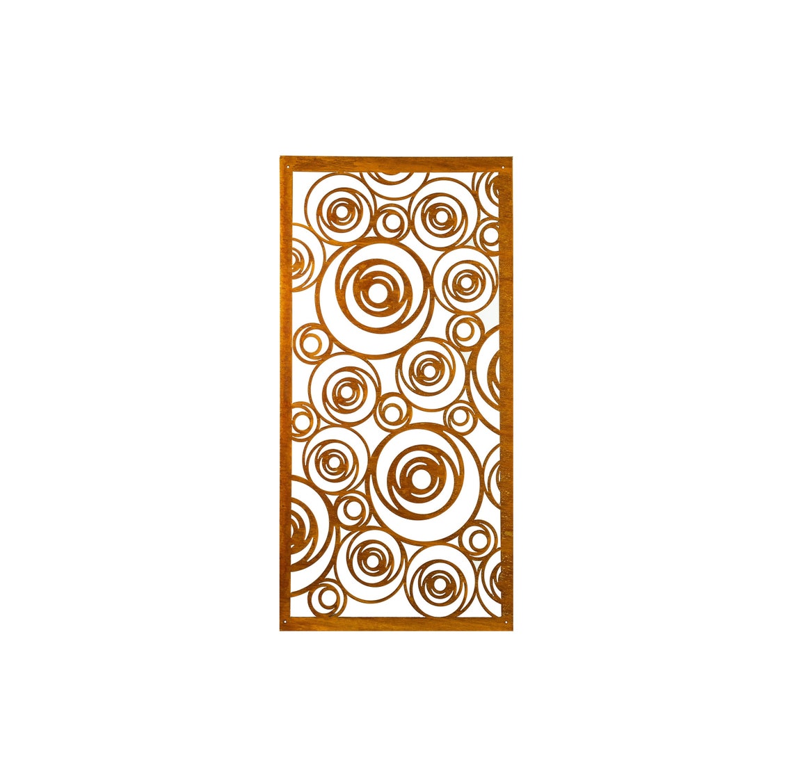 Privacy Screens | Circle Pattern Decorative Screens | Large Metal Wall ...