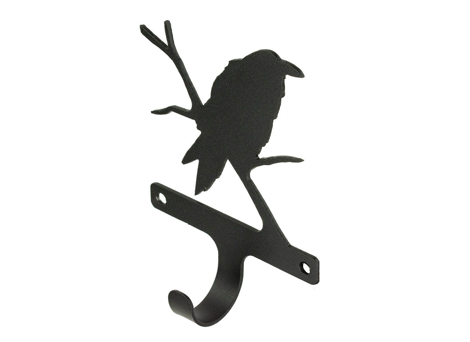 Bird Hook, Metal Art Hooks, Raven Bird Décor, Towel Hooks, Coat Hooks ...