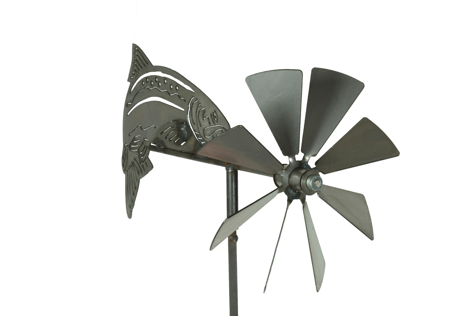 Rainbow Trout Wind Spinner Kinetic Metal Wind Spinner Fish - Etsy