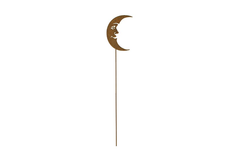 Crescent Moon Garden Stake | Moon Sun Garden Decor | GP108 - Etsy