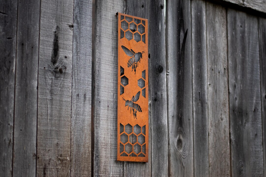 Small Honey Bee Panel, With Wall Mounts SP1008W - Etsy