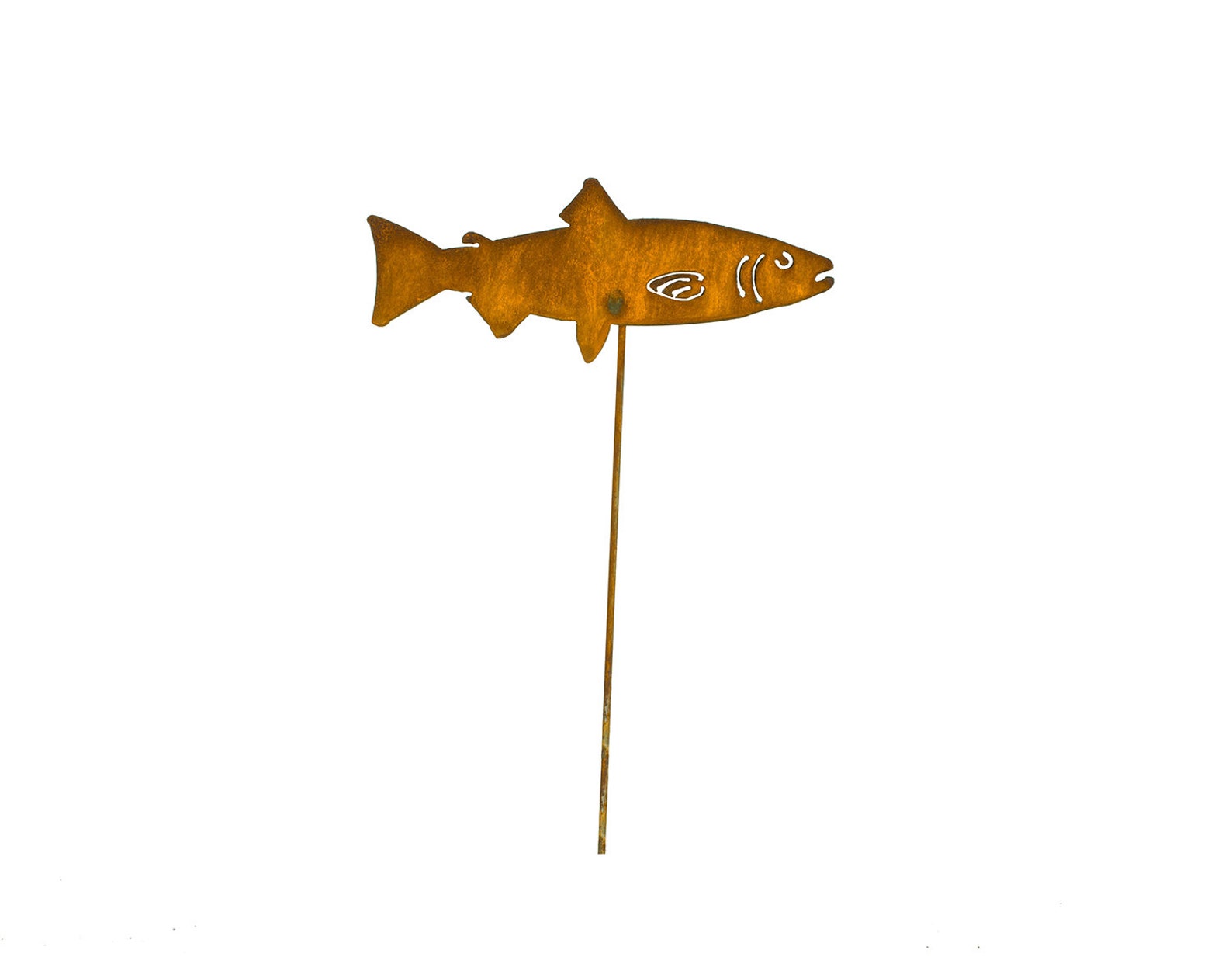 Yard Art Fish Set Metal Fish Art Garden Decorations - Etsy