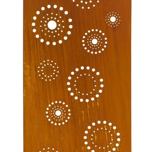 Outdoor Privacy Screens | Circle Pattern Decorative Screens | Large ...