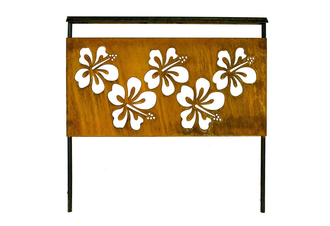 Hibiscus Flower Garden Panel | Easy Stake Fencing | Hawaiian Flower ...