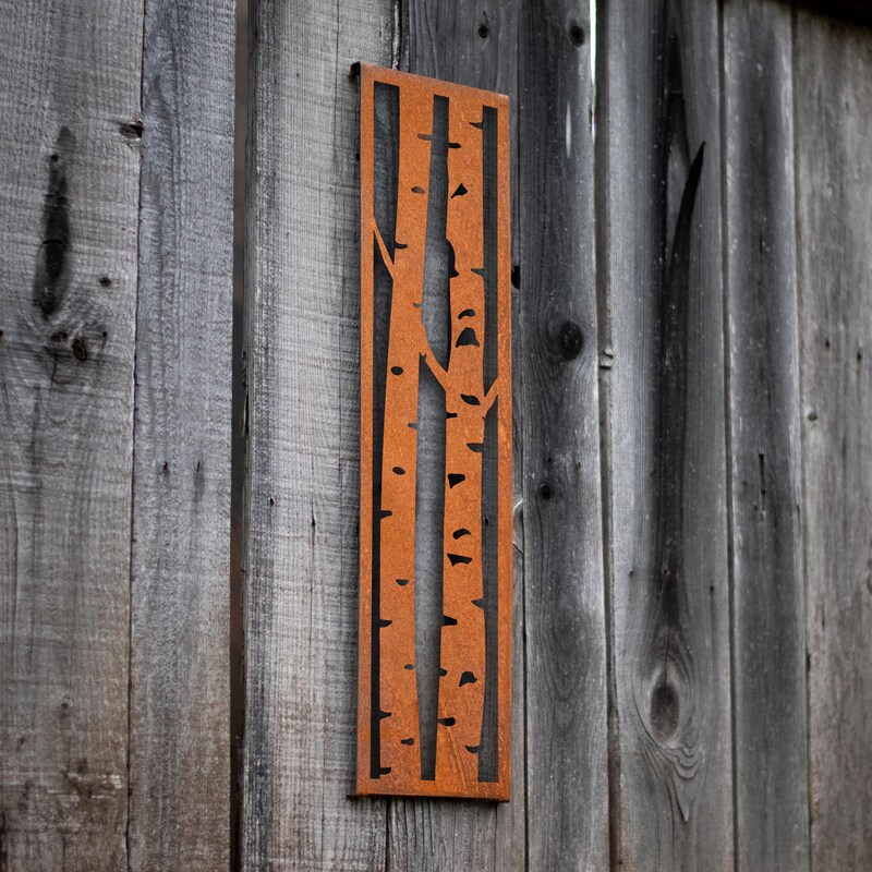 Birch Privacy Screen - Etsy