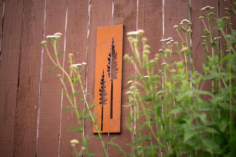 Small Fir Tree Panel, With Wall Mounting SP1001W - Etsy