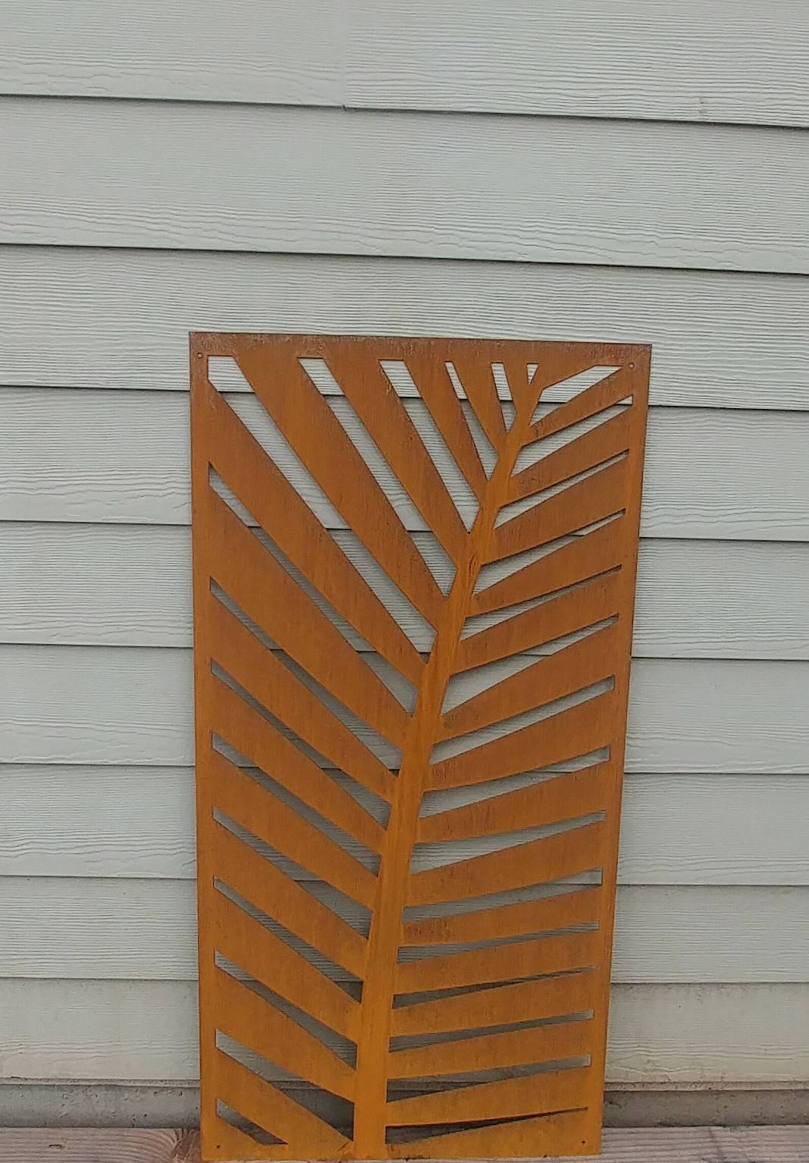 Metal Privacy Screen Palm or Fern Decorative Panels For Home | Etsy