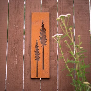 Small Fir Tree Panel, With Wall Mounting SP1001W - Etsy
