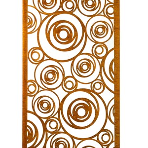 Privacy Screens | Circle Pattern Decorative Screens | Large Metal Wall ...