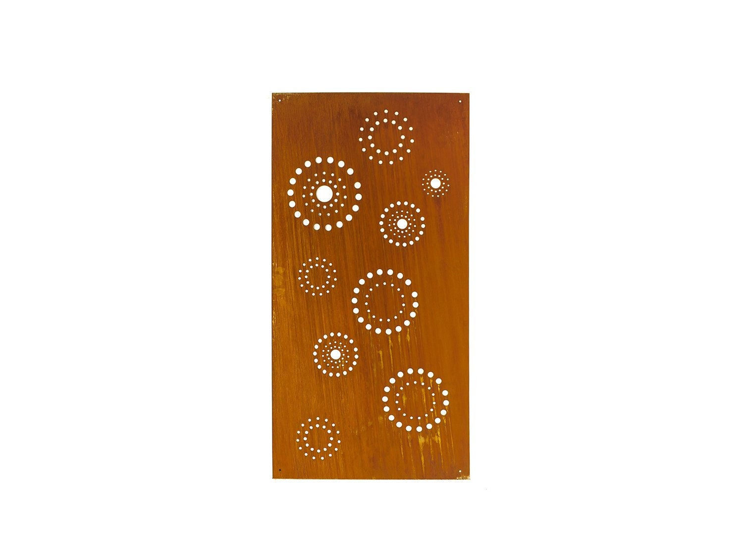 Outdoor Privacy Screens | Circle Pattern Decorative Screens | Large ...