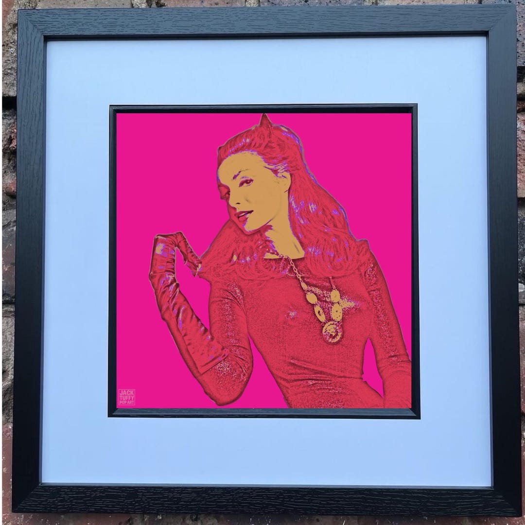 Catwoman - Vibrant Pop Art Portrait – 8”x8” Framed & Artist-signed - Etsy