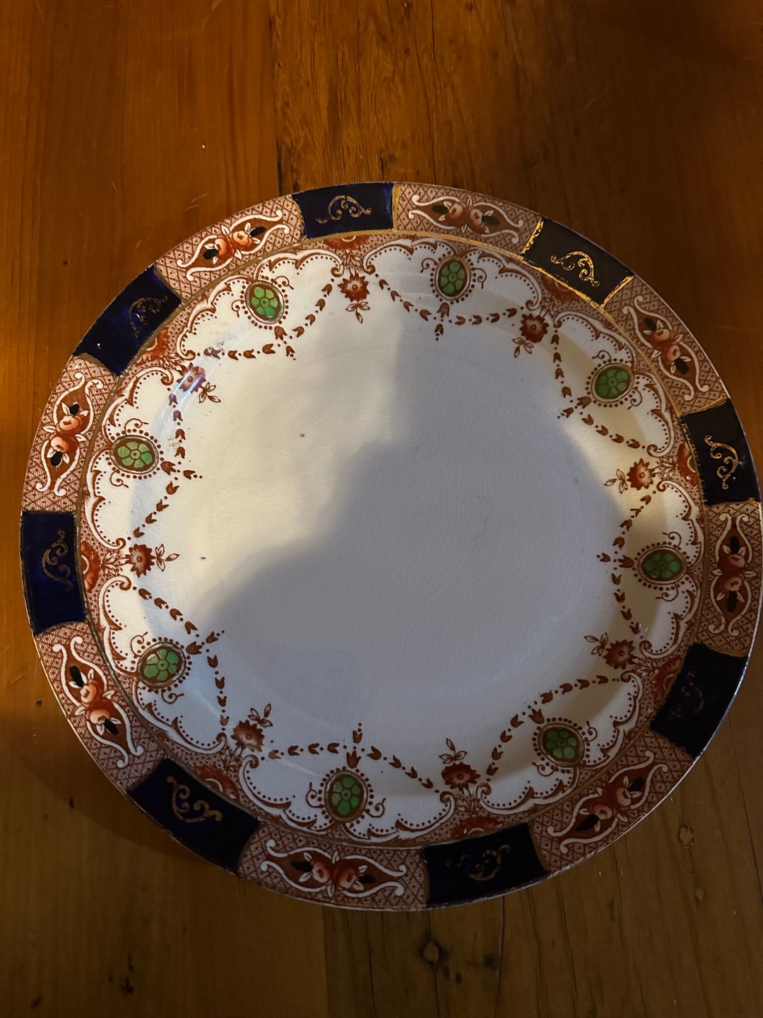 Vintage Burgess Brothers Imari Style Dinner Plate - Etsy