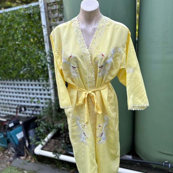 Yellow Dragon Robe - Etsy