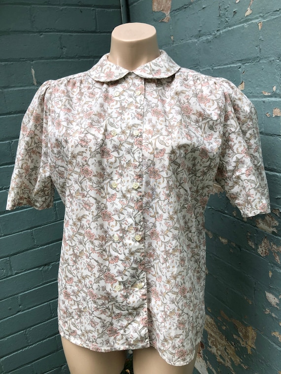 Pelaco 14 country prairie style floral 1980s cotton b… - Gem