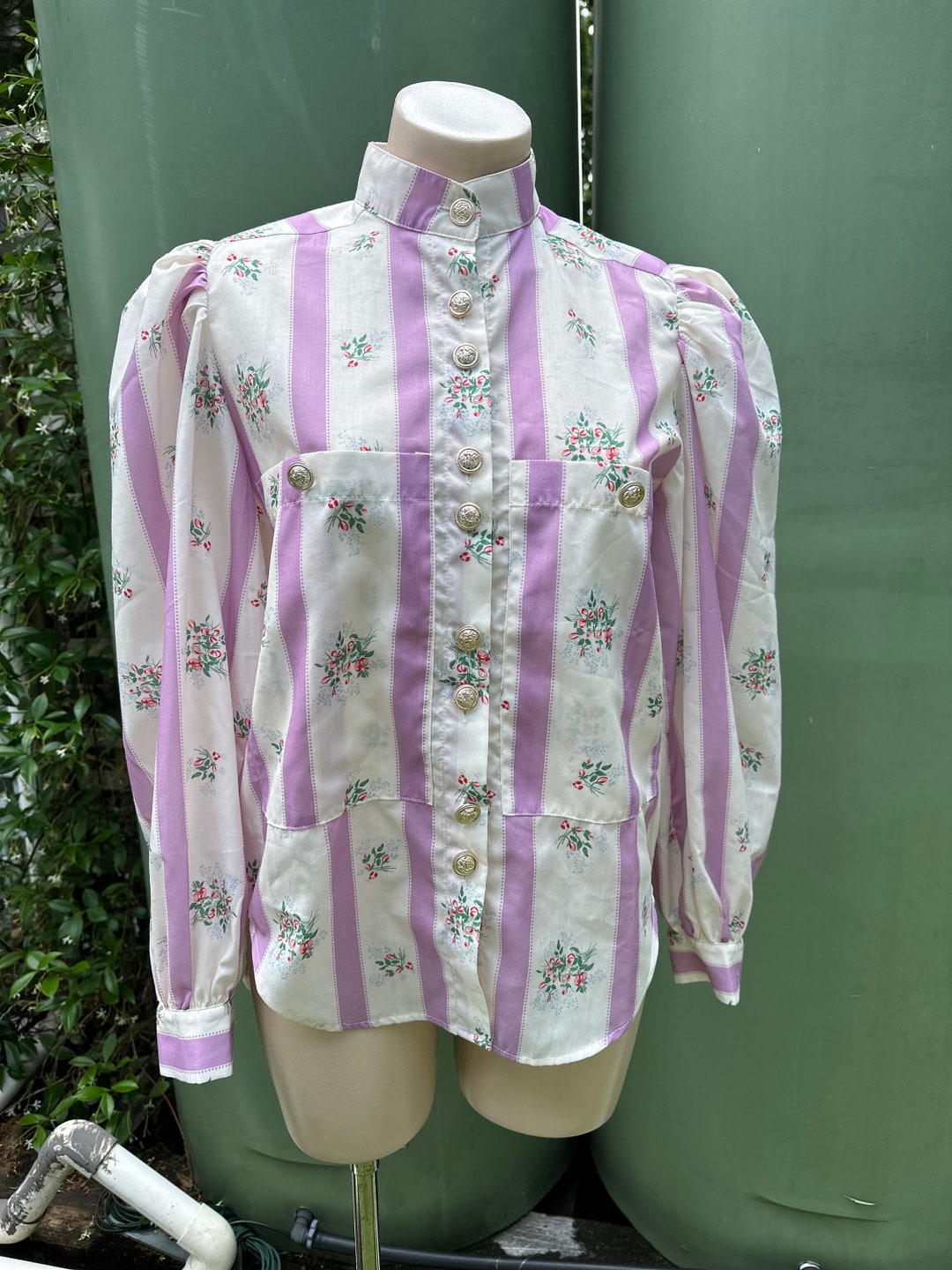 Funky Vintage Steampunk Victorian Style M Blouse - Etsy