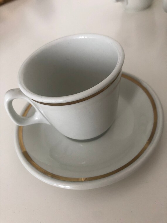 plain white cups and saucers x6 Kitchen & Dining Home & Living etna.com.pe
