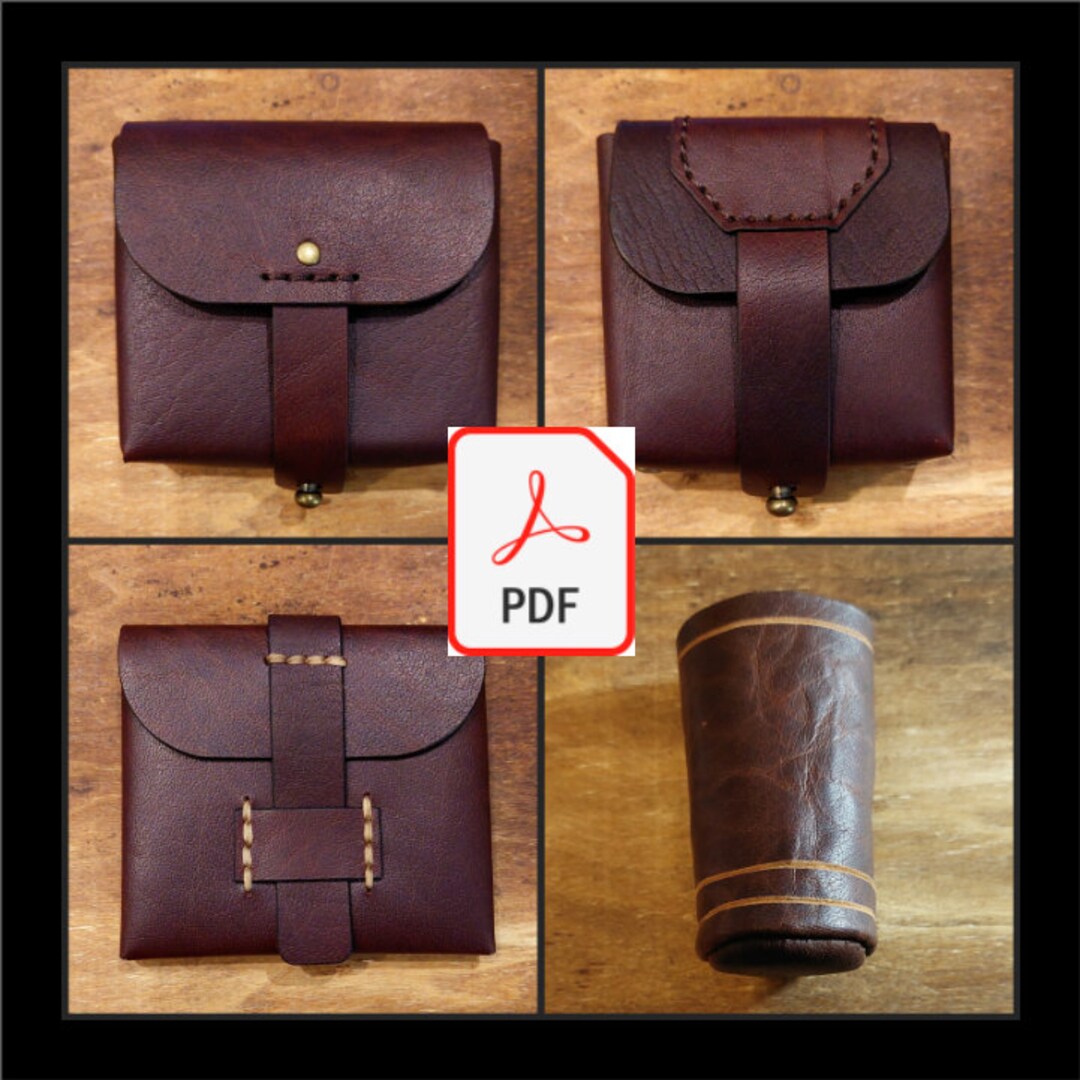 Mando Full PDF Pattern Set Din Djarin Inspired Leather Pouches Set of 4 ...