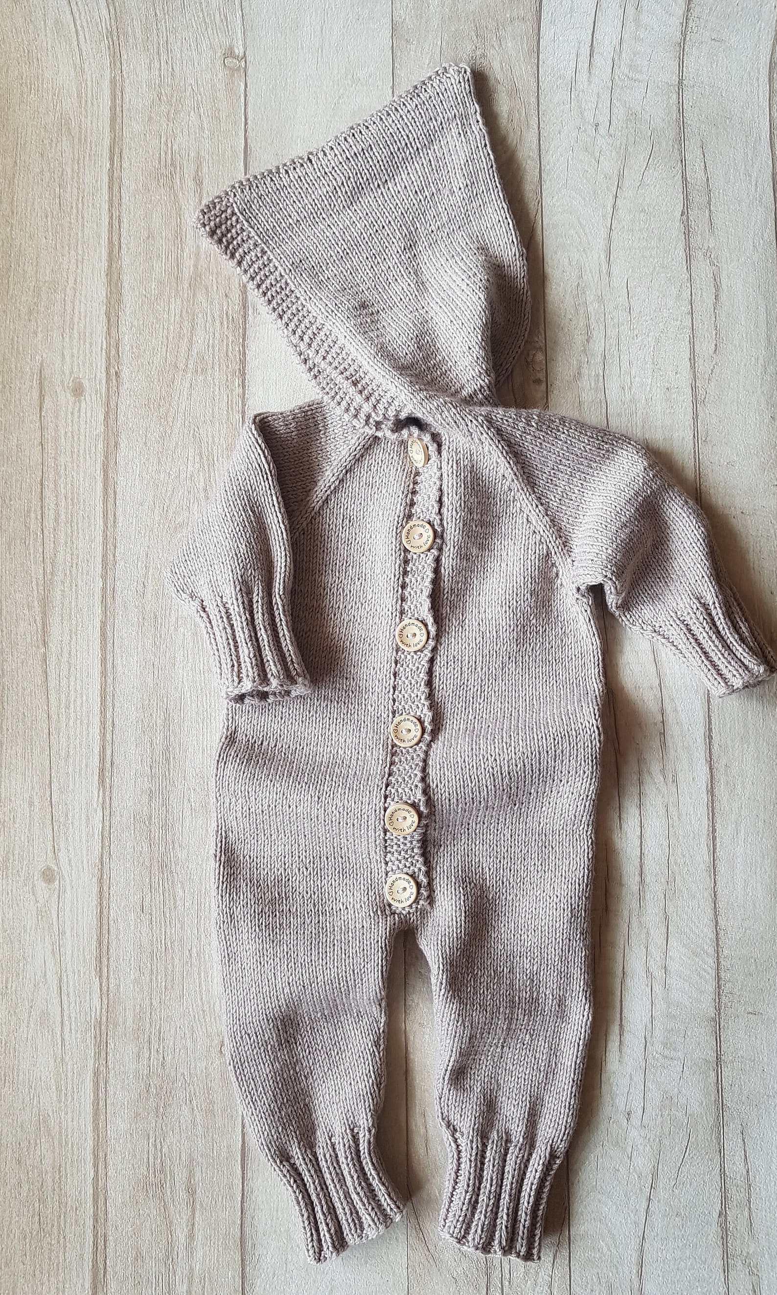 Knit Baby Jumpsuit, Hooded Baby Overalls Knit, Knit Baby Boy Romper ...