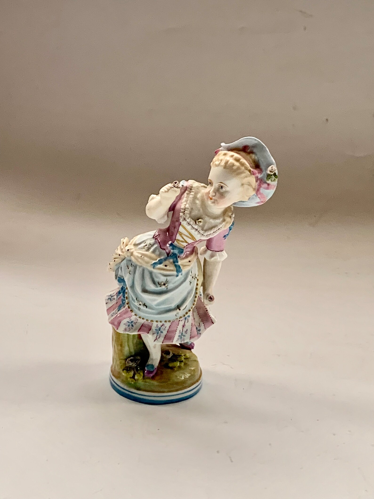 Antique French Porcelain Hand Painted Figurine - Etsy
