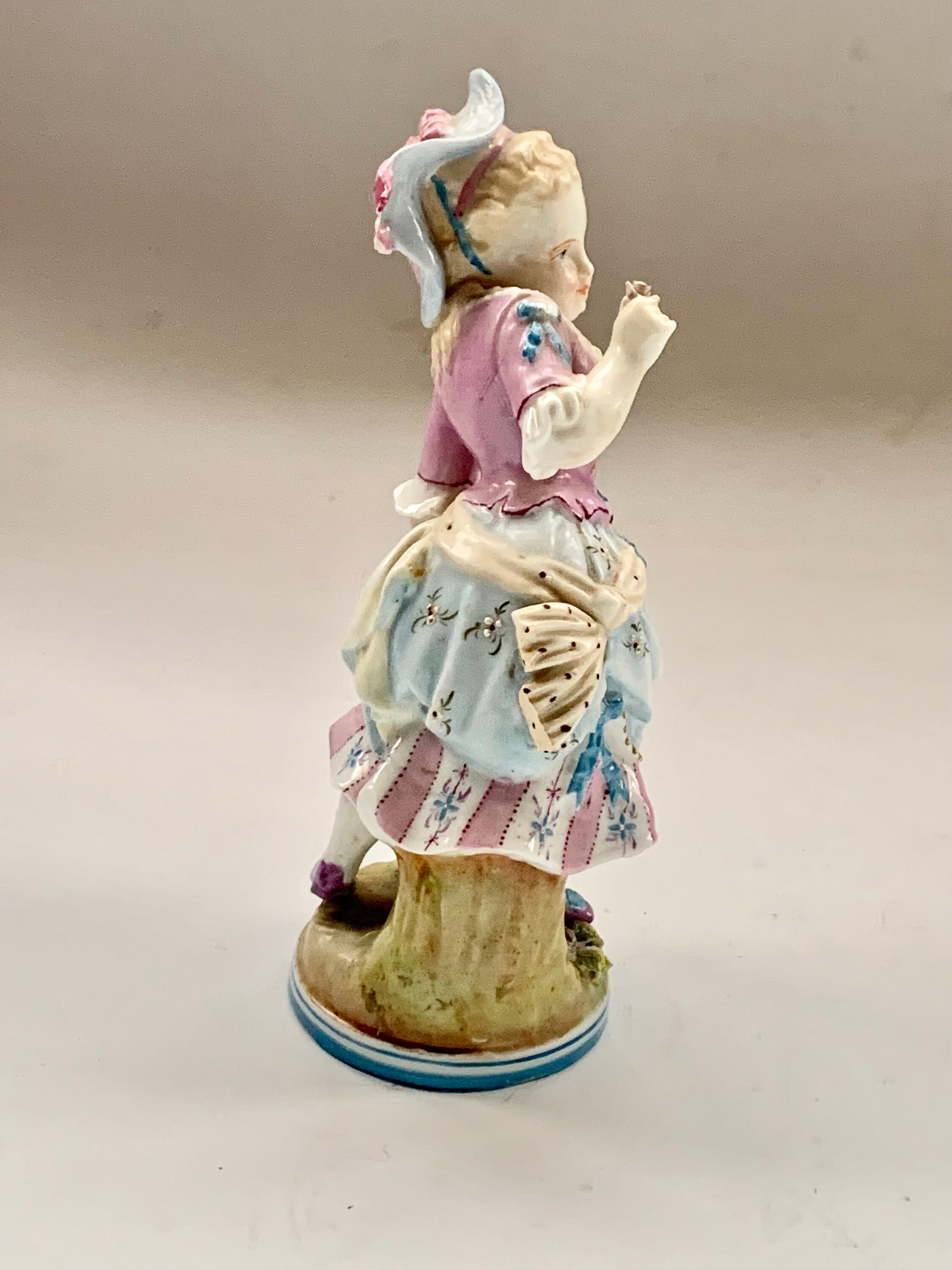 Antique French Porcelain Hand Painted Figurine - Etsy