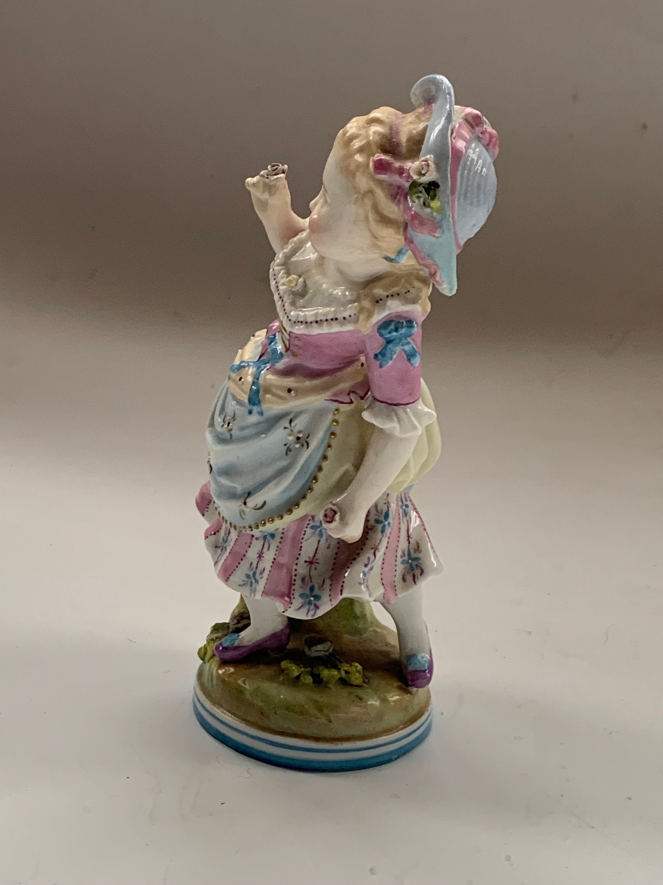 Antique French Porcelain Hand Painted Figurine - Etsy