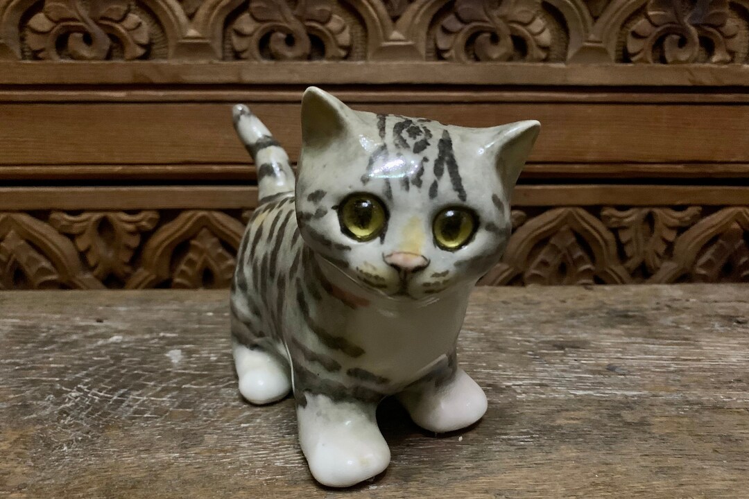 Vintage Jenny Winstanley a Walking Cat Pottery Figure With - Etsy