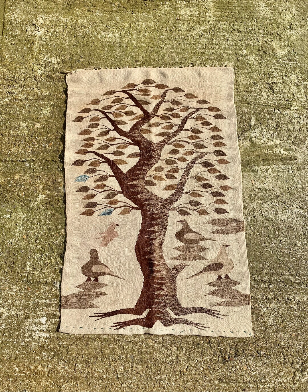 Vintage North African Wool Woven Tree of Lie Tapestry - Etsy