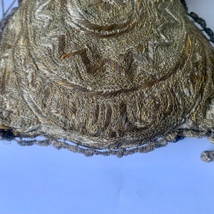 Antique Ottoman Gold Metallic Embroidered Coin Pouch Purse - Etsy
