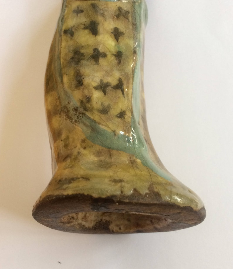 Antique Middle Eastern Pottery Painted Musician Statue - Etsy