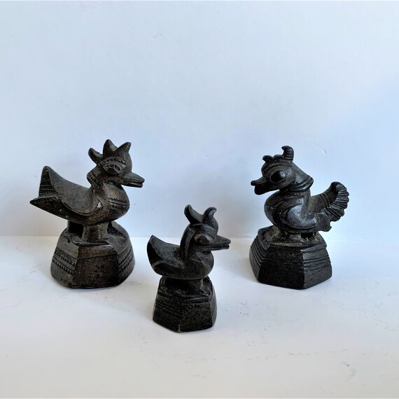 Antique Burmese Bronze Duck Scale Opium Weight | Etsy