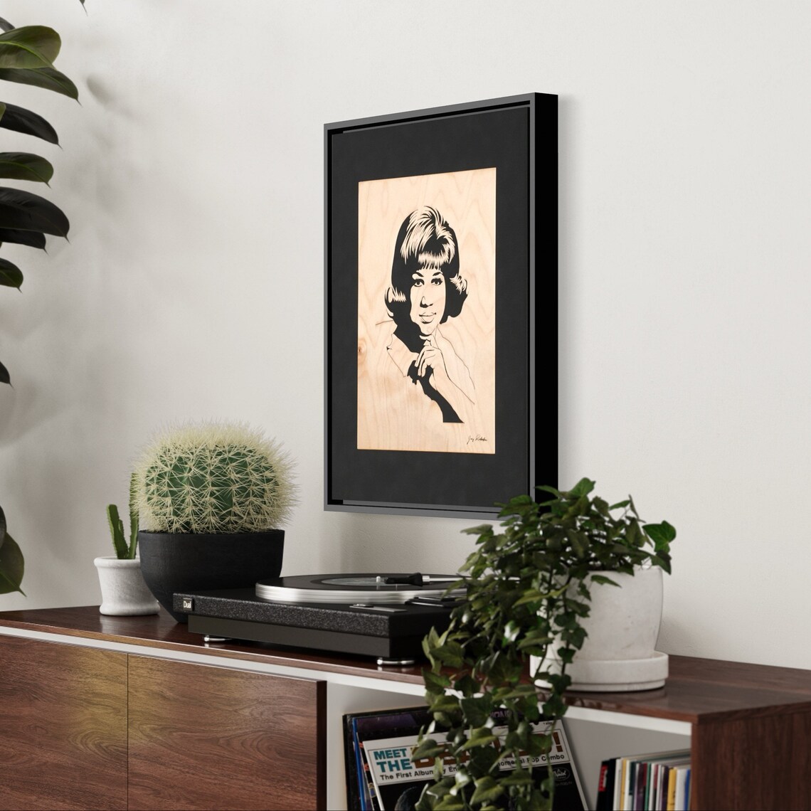 Aretha Franklin Portrait respect Portrait by Jay - Etsy