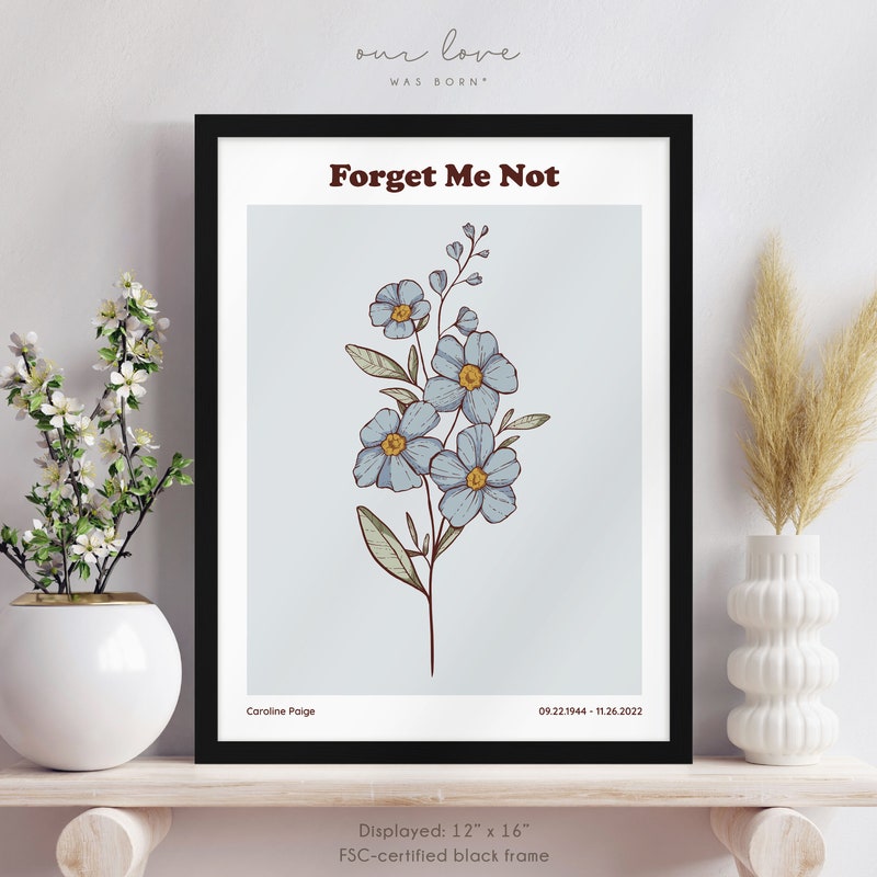 Forget Me Not Flower - Etsy