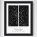 Long Distance Dad Gift Night Sky Print Custom Father - Etsy